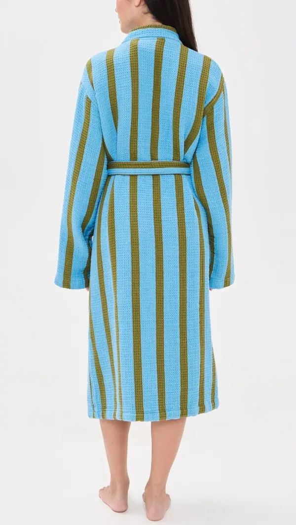 DUSEN DUSEN Waffle Cotton Bathrobe
