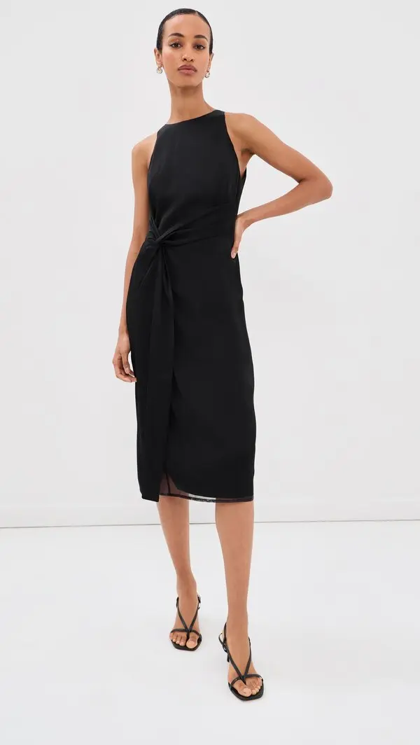 RÓHE Sarong Halter Dress