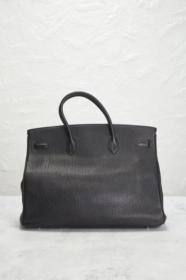 Hermès Birkin 40 Fjord Leather Handbag