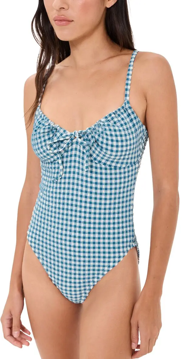 Hill House Home The Cori Piece - Teal Gingham