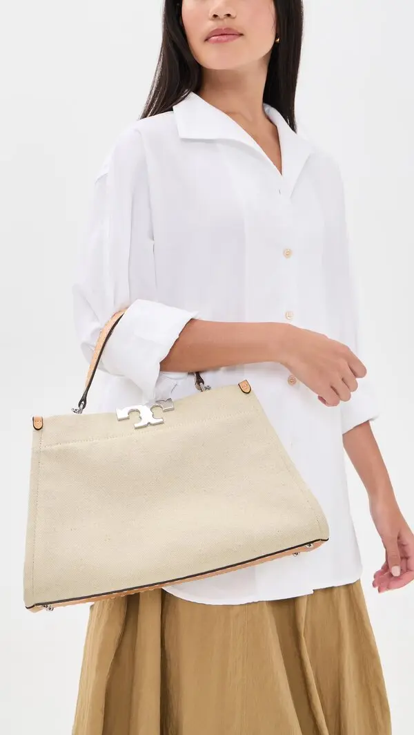 Tory Burch Eleanor Canvas Satchel