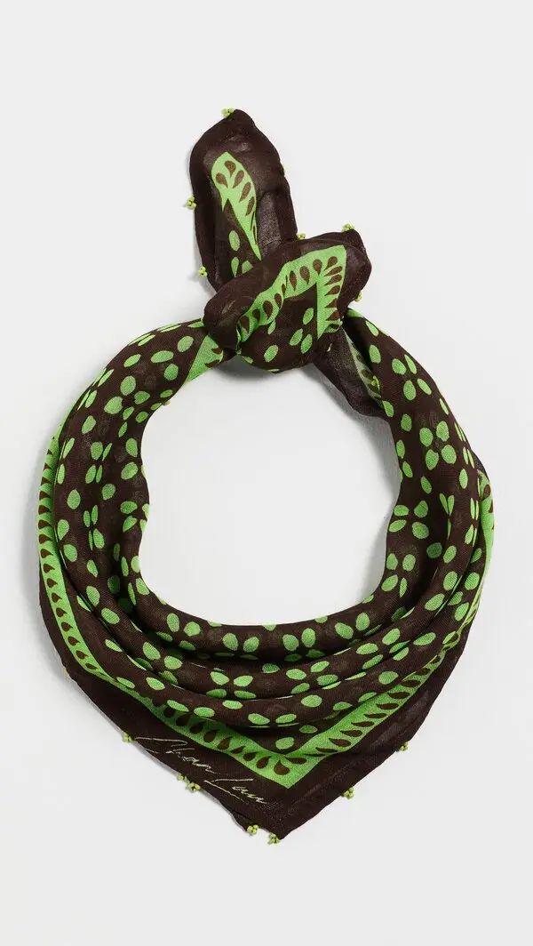 Chan Luu Beaded Floral Bandana