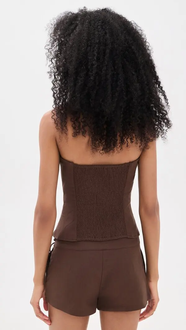 SEVEN WONDERS Rhiannon Shirred Top