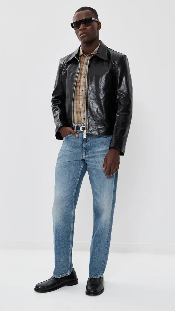 Our Legacy Leather Mini Jacket
