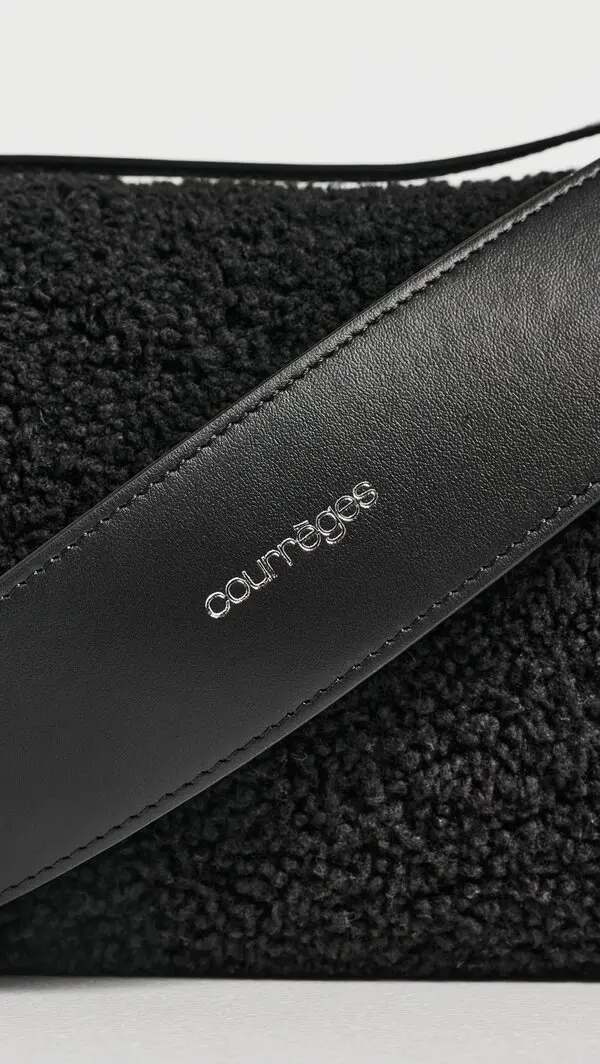 COURREGES Curly Medium Three Sixty Shoulder Bag