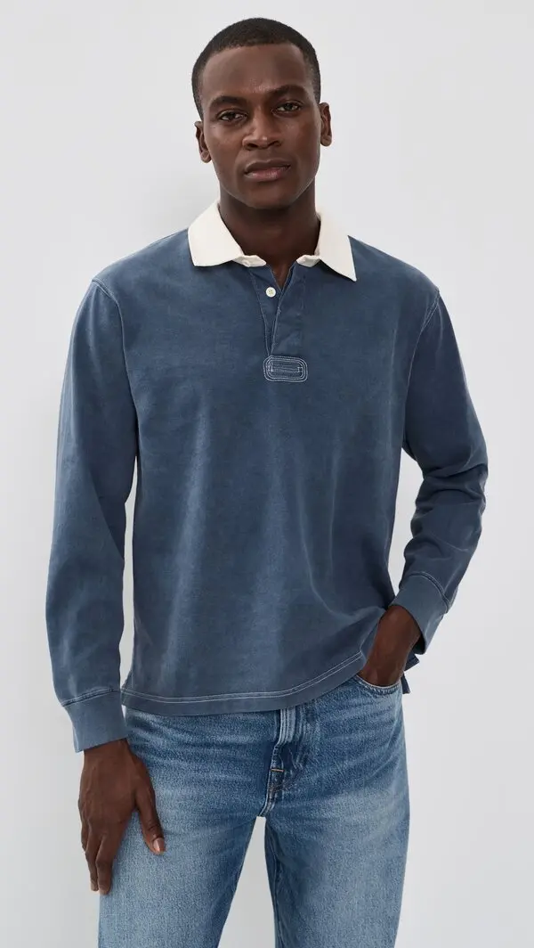 CORRIDOR Washed Rugby Shirt