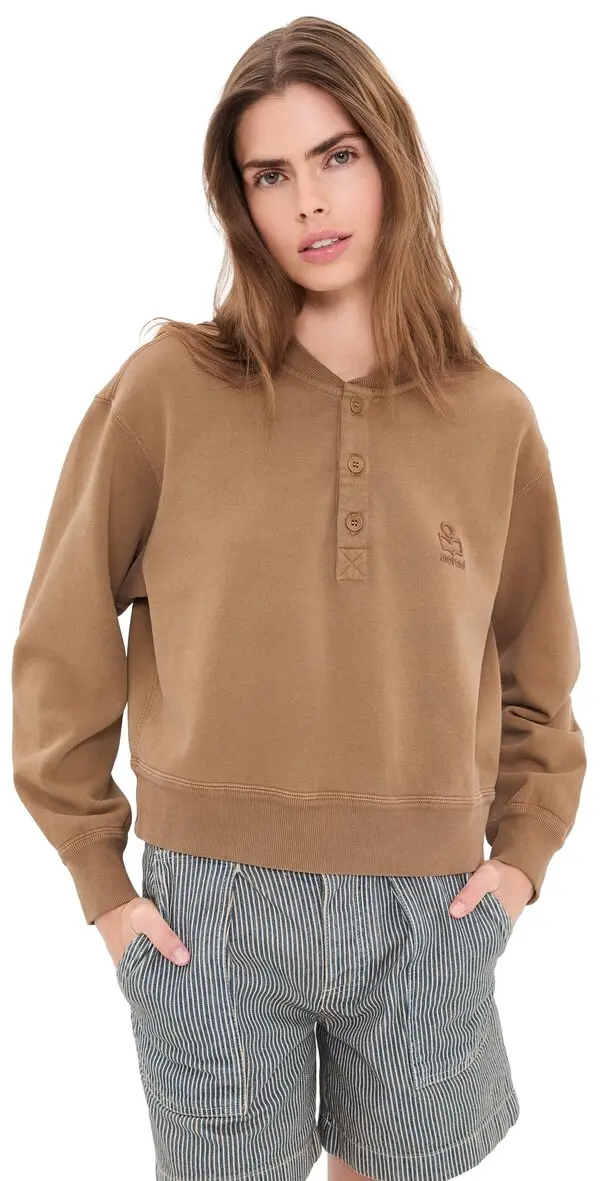 Isabel Marant Étoile Simony Sweatshirt - Camel