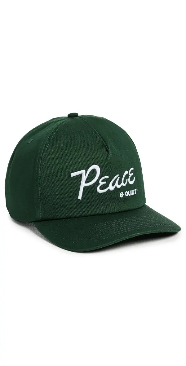 MUSEUM OF PEACE & QUIET Diner 5-panel Cap - Forest