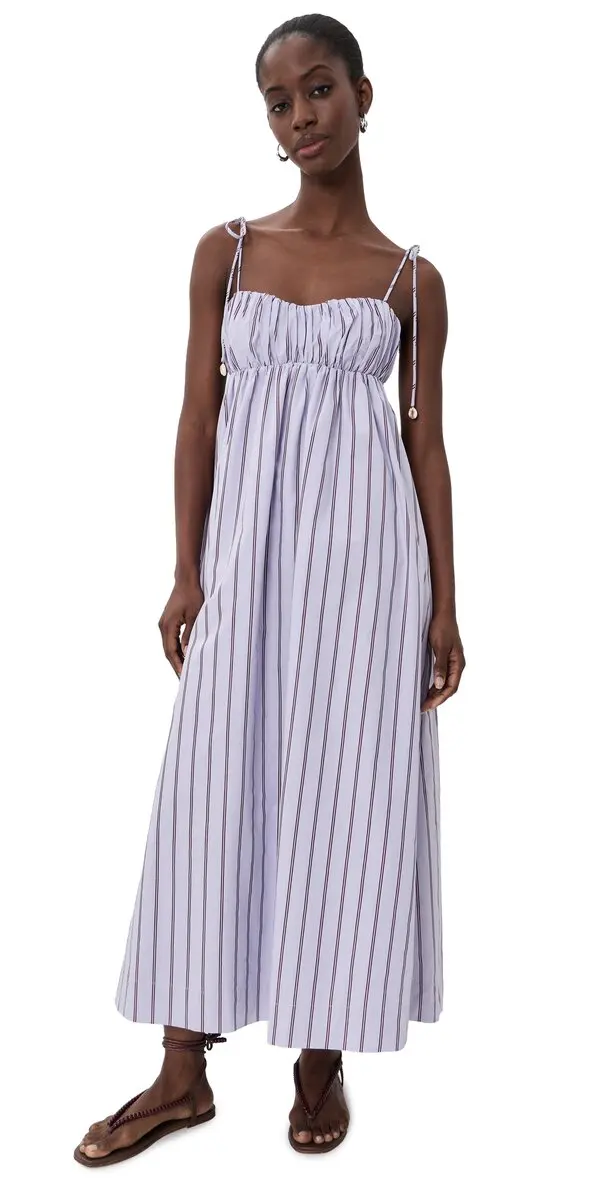 Line & Dot Andi Maxi Dress - Purple