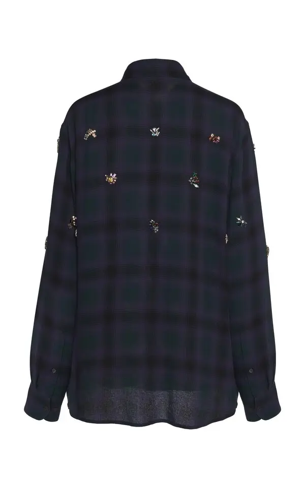 Dries Van Noten Clavelly Embellished Shirt