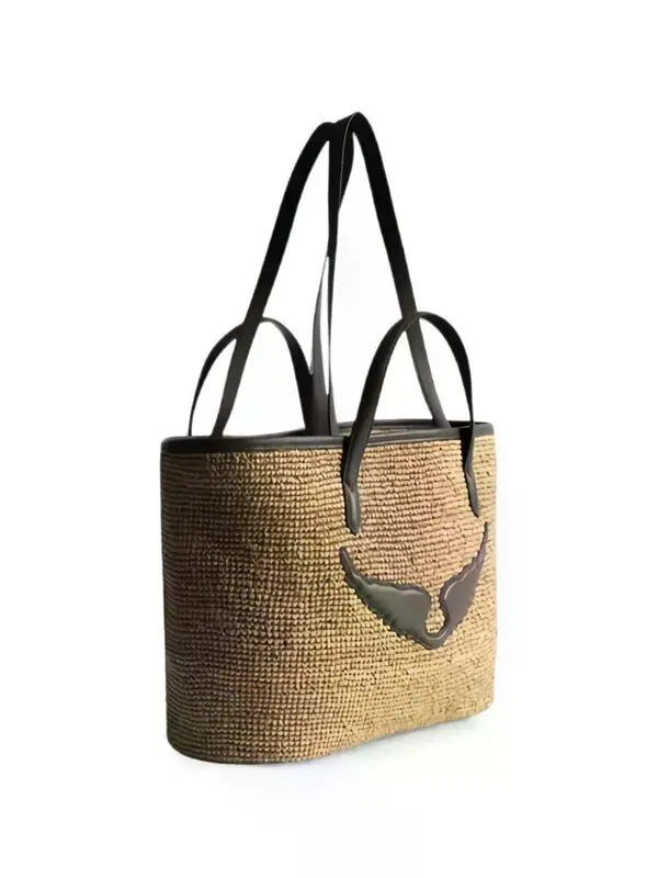 Zadig&Voltaire Wings Woven Tote Bag - Neutrals