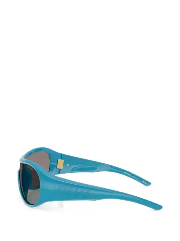 Miu Miu Oval Frame Sunglasses - Blue