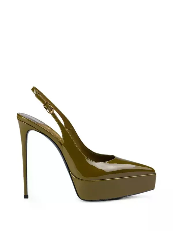 LE SILLA Patent Leather Platform Pumps