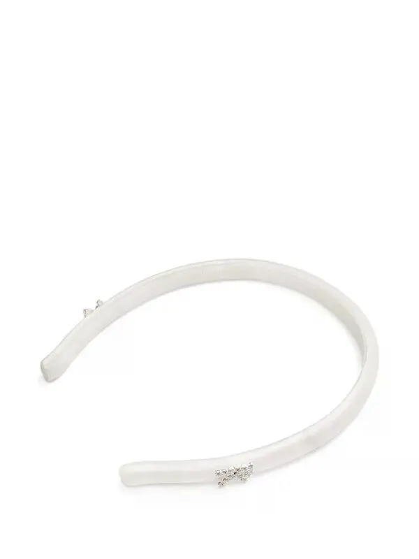 Ruslan Baginskiy Crystal-embellished Headband - White