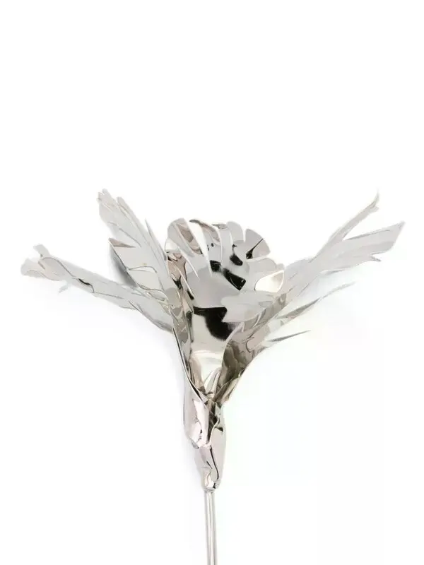 N°21 Tone Floral Motif Sculptural Brooch