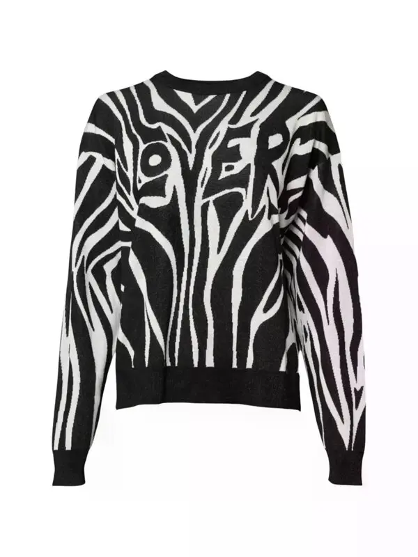 Dolce & Gabbana Zebra-print Intarsia-knit Sweater