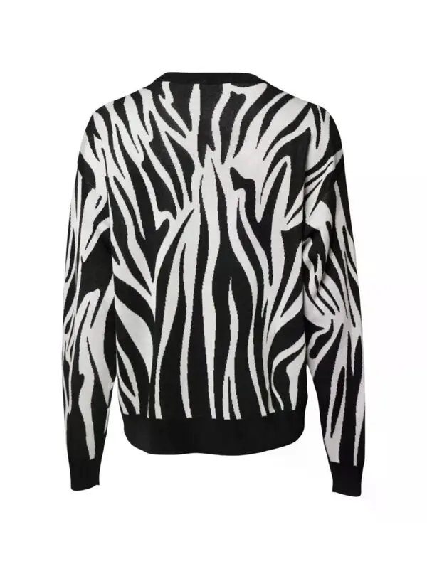 Dolce & Gabbana Zebra-print Intarsia-knit Sweater