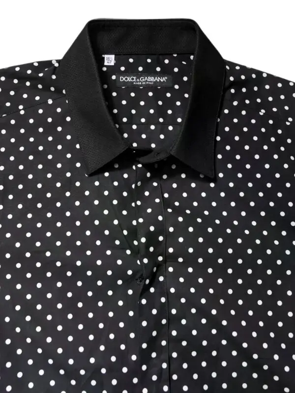 Dolce & Gabbana Polka-dot Print Shirt