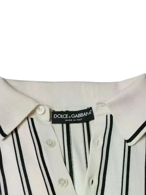 Dolce & Gabbana Vertical-stripe Polo Shirt