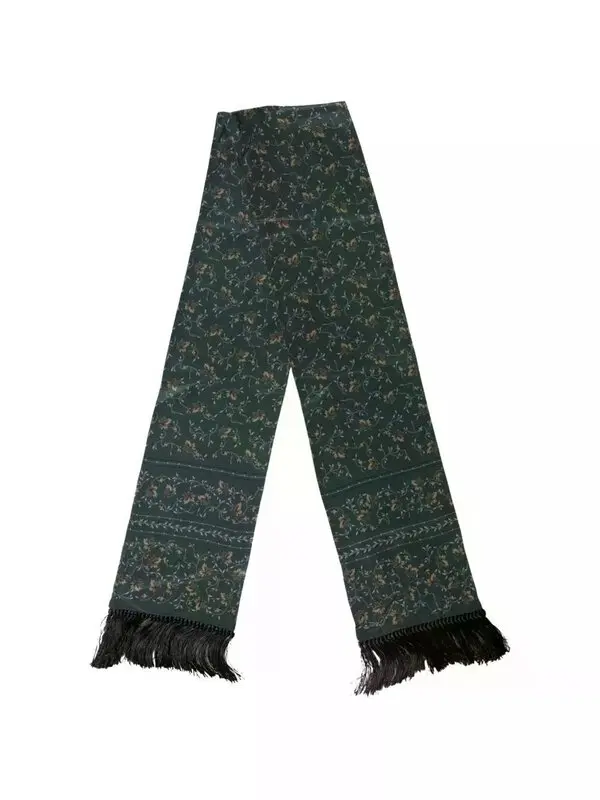 Dolce & Gabbana Floral-pattern Fringed Scarf