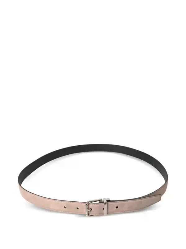 Dolce & Gabbana Suede-leather Buckle Belt