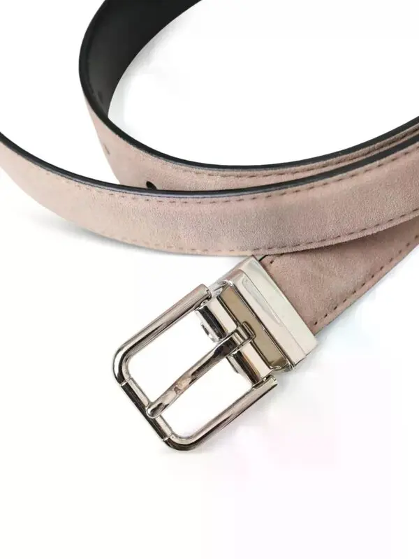 Dolce & Gabbana Suede-leather Buckle Belt