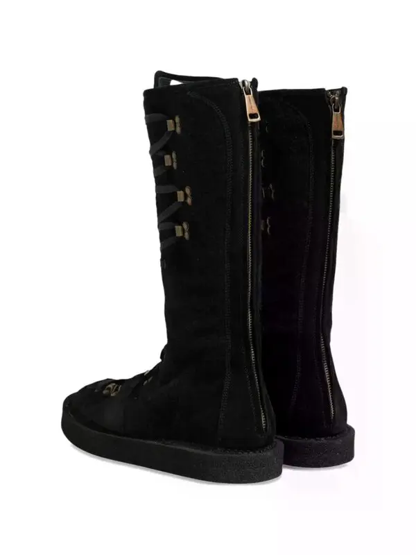 Dolce & Gabbana Lace-up Wool Boots