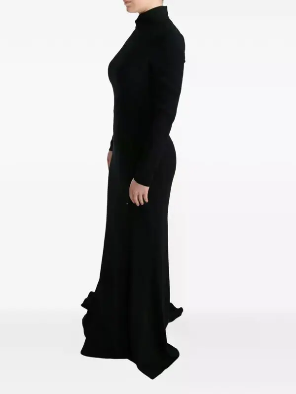 Dolce & Gabbana Stretch-crepe Long-sleeve Maxi Dress