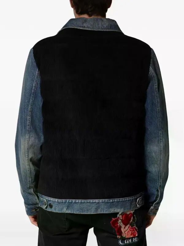 Dolce & Gabbana Corduroy-panel Denim Jacket
