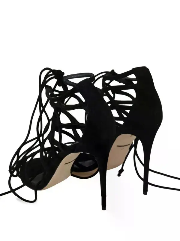 Dolce & Gabbana Cut-out Lace-up Sandals