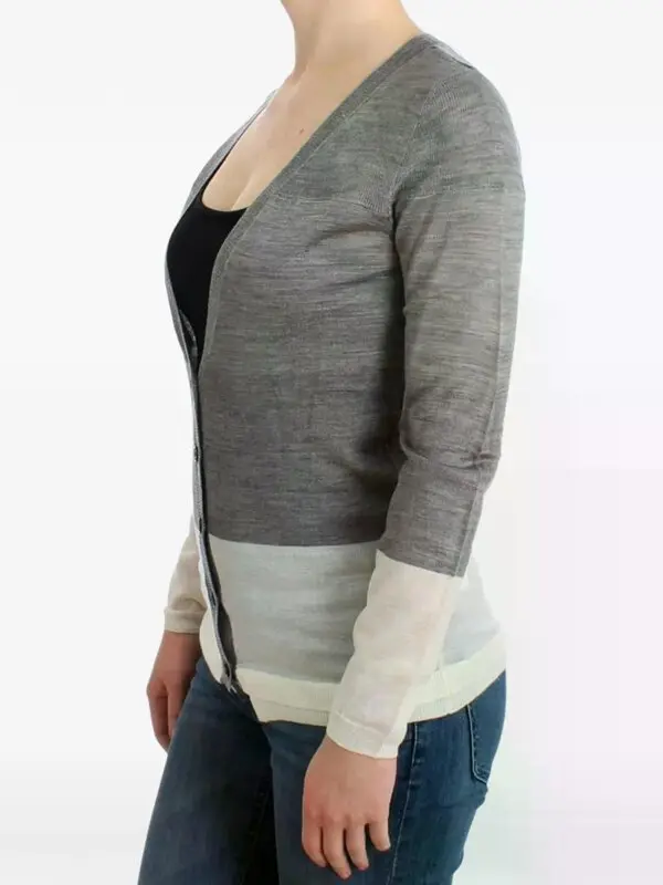 Costume National Colourblock V-neck Cardigan