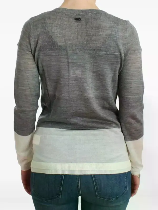 Costume National Colourblock V-neck Cardigan