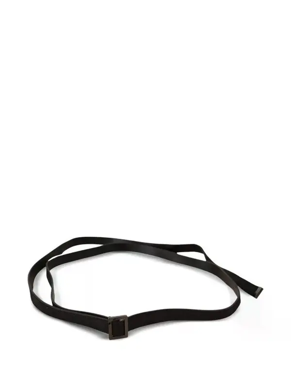 Costume National Saffiano-effect Leather Belt