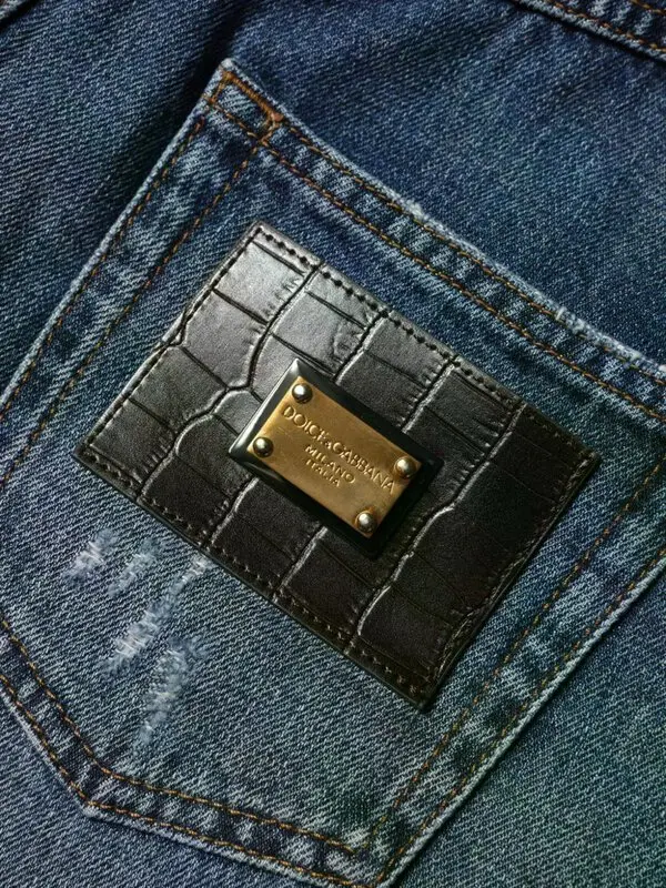 Dolce & Gabbana Denim Knee-length Shorts