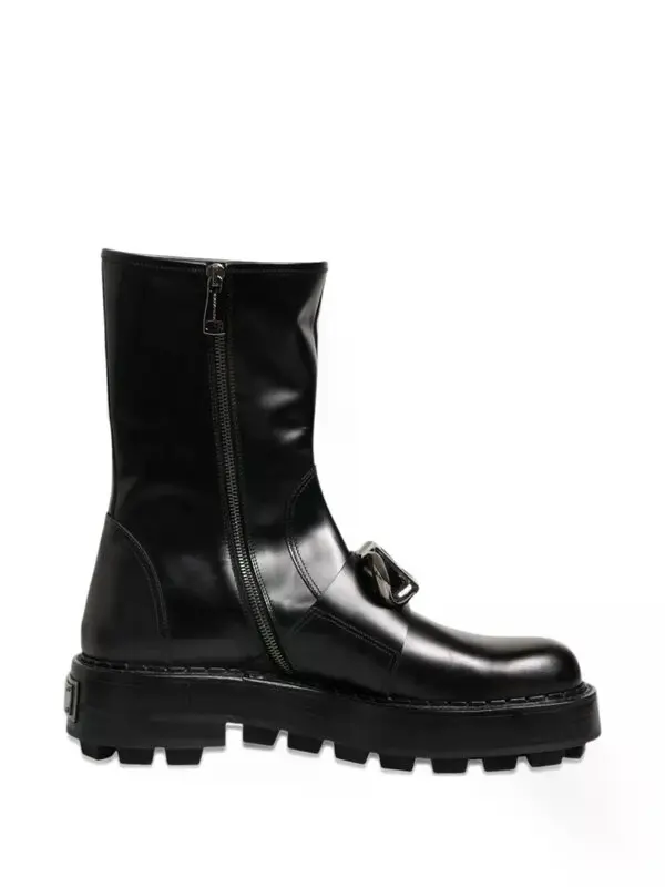 Dolce & Gabbana Dg-logo Biker Boots