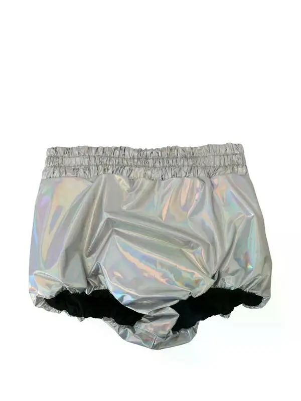 Dolce & Gabbana Mettalic-effect High-waisted Shorts