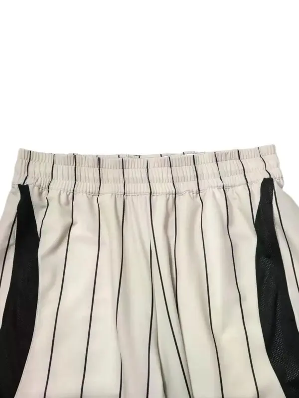 Dolce & Gabbana Pinstripe-pattern Dg Logo Shorts