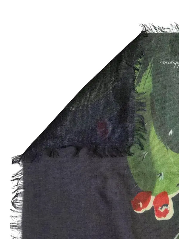 Dolce & Gabbana Taormina Modal Shawl - Black