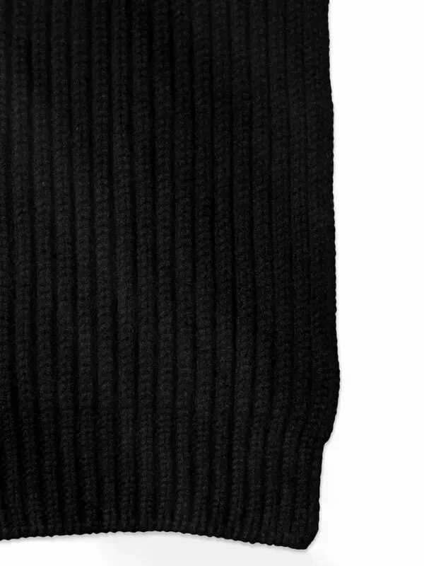 Dolce & Gabbana Ribbed Knit Cashmere Scarf