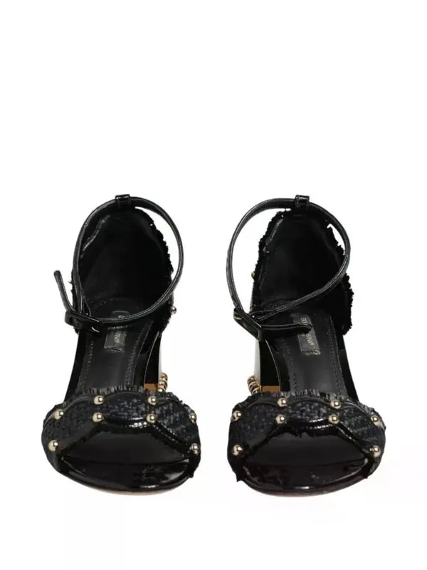Dolce & Gabbana Studded Block-heel Sandals