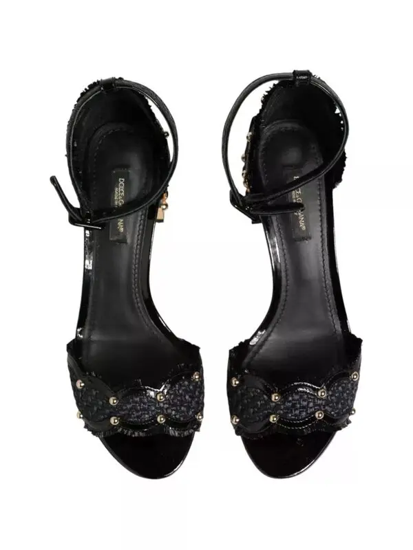Dolce & Gabbana Studded Block-heel Sandals