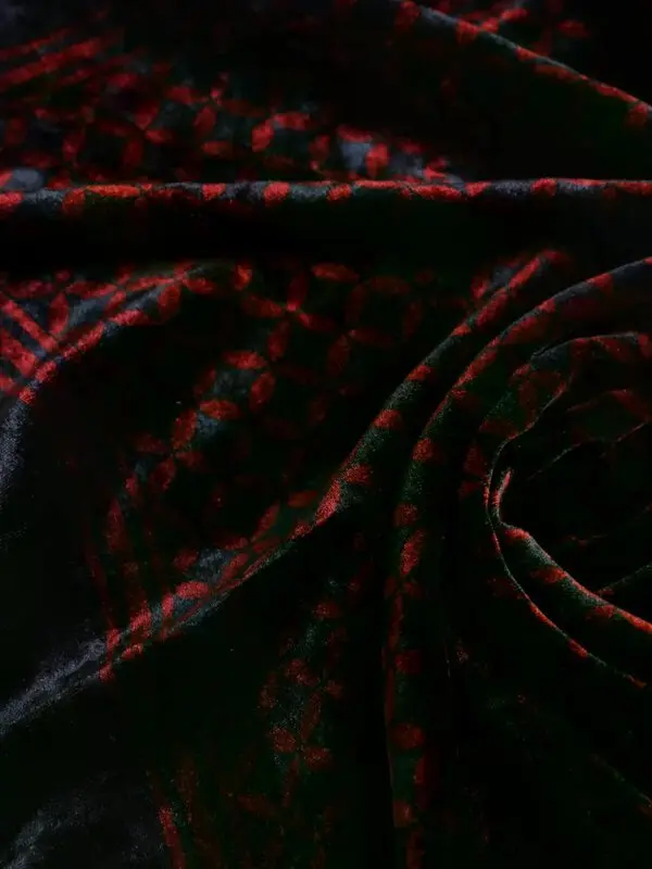 Dolce & Gabbana Patterned Velvet Scarf
