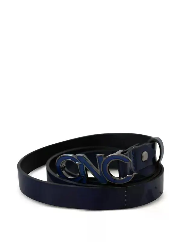Costume National Logo-buckle Patentt-leather Belt