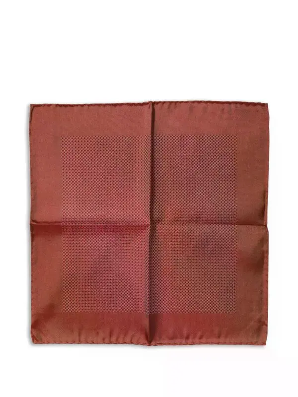Dolce & Gabbana Geometric-pattern Pocket Square - Orange