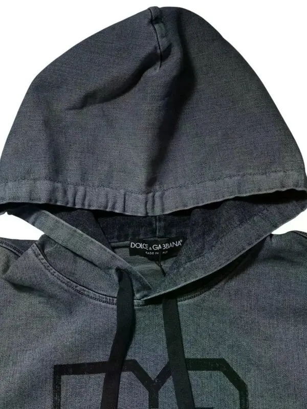 Dolce & Gabbana Graphic-print Denim Hoodie