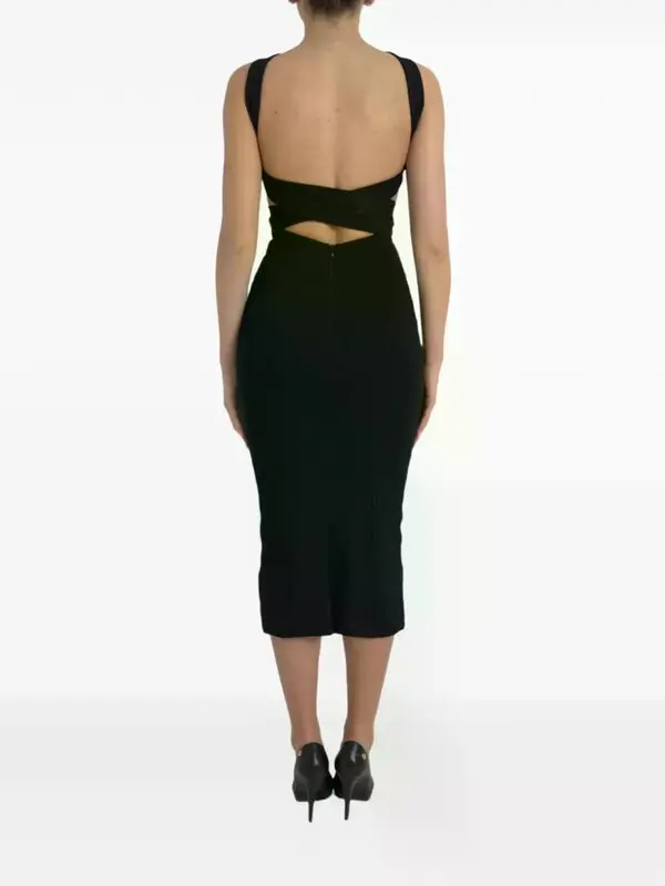 Dolce & Gabbana Criss-cross Halter-neck Dress
