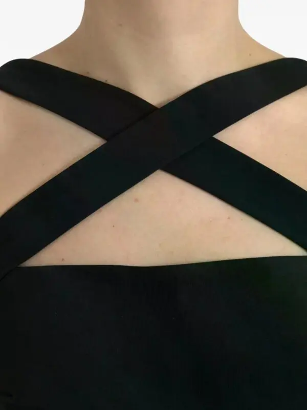 Dolce & Gabbana Criss-cross Halter-neck Dress