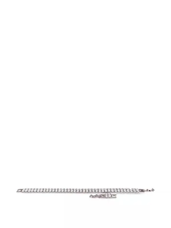 HZMER JEWELLERY Sunspill Drops Tennis Bracelet - Silver