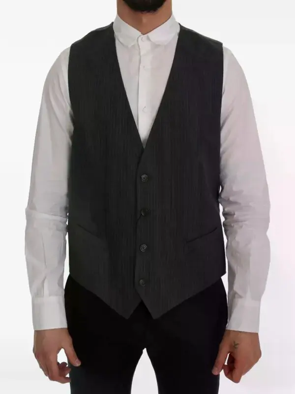 Dolce & Gabbana Staff Pinstripe Waistcoat