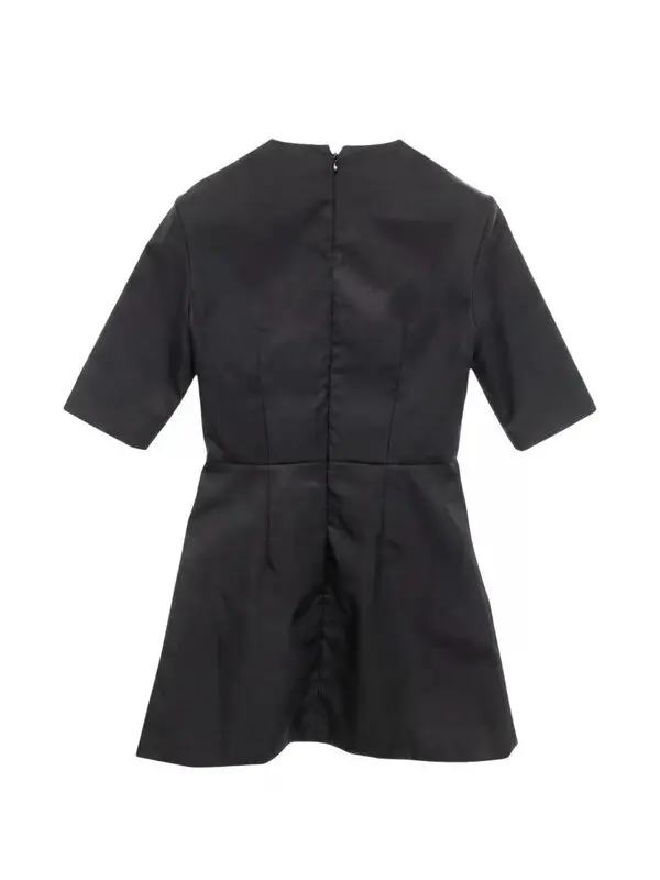 Prada 2000s Re-nylon Buckle-detail Mini Dress